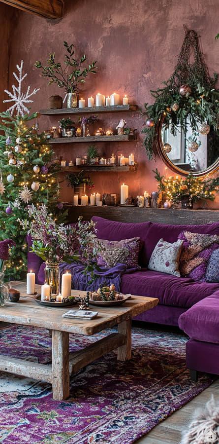 30+ Beeindruckende Wohnzimmer-Ideen mit Sofas in Lila – Haus ...