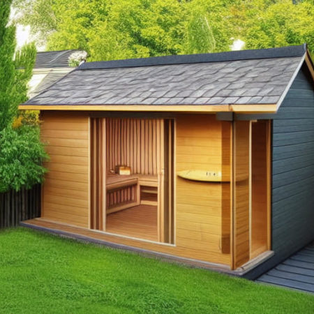 Moderne Lounge-Poolhäuser aus Holz und Pool-Pavillons mit Holz-Lamellen ...