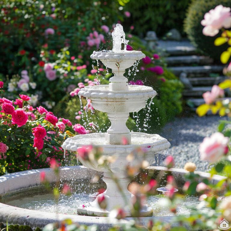 Grandiose Gartenbrunnen aus Stein: Große und stilvolle Spring- und ...