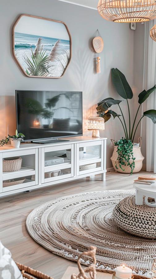 Sanfte Töne: Boho-Chic Wohnzimmer in Beige und Grau – Haus- & Gartentrends