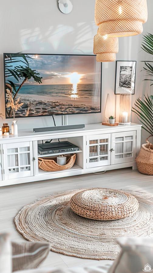 Sanfte Töne: Boho-Chic Wohnzimmer in Beige und Grau – Haus- & Gartentrends