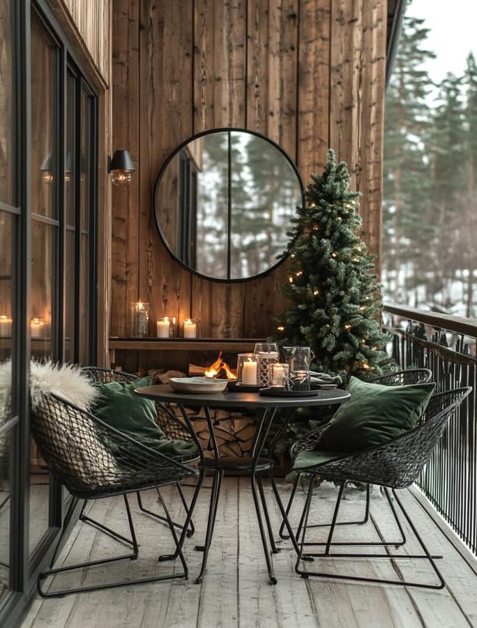 Winterliche Balkon- und Terrassendeko: 30+ Ideen, die verzaubern ...