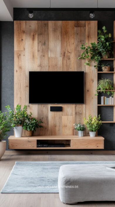 50+ Ideen für eine moderne Fernsehwand (TV-Wand) im Wohnzimmer – Haus ...