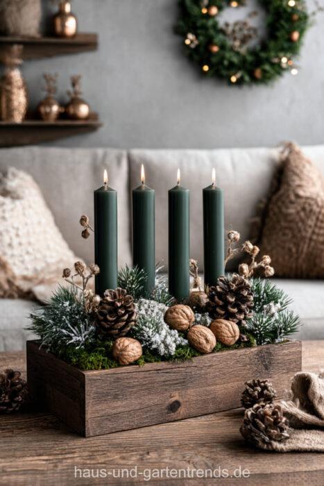 Stilvolle Ausgefallen Adventskranz Lãnglich Modern Bilder