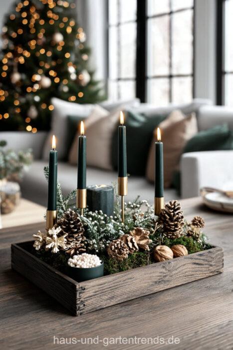 Stilvolle Ausgefallen Adventskranz Lãnglich Modern Bilder