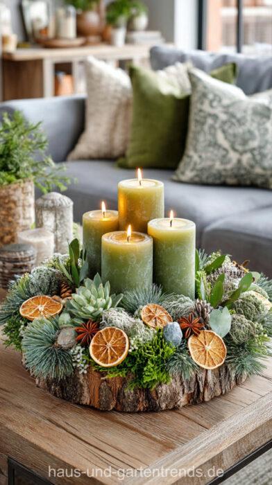 Stilvolle Deko Ideen Fur Adventskranz Bilder
