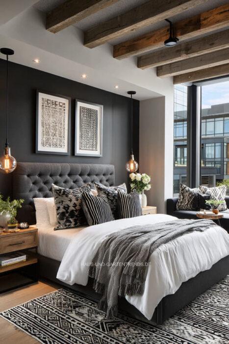 Schwarz Weiss Bilder Schlafzimmer